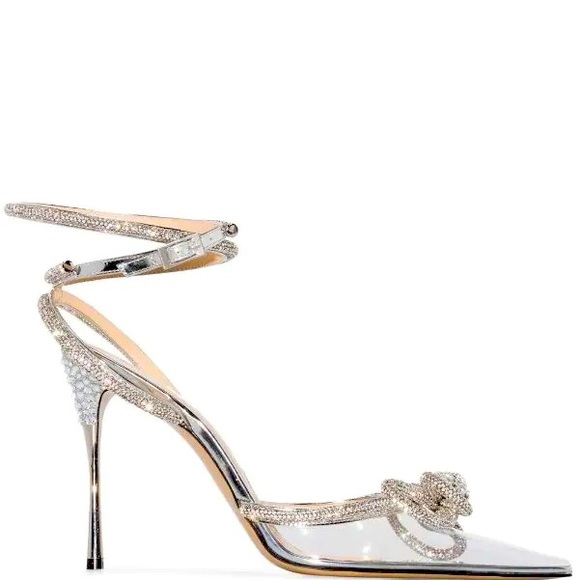 MACH & MACH | Shoes | Mach And Mach Crystal Bow Pump | Poshmark